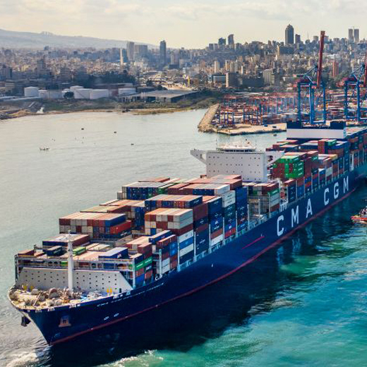 CMA CGM Foundation visual port of Lebanon