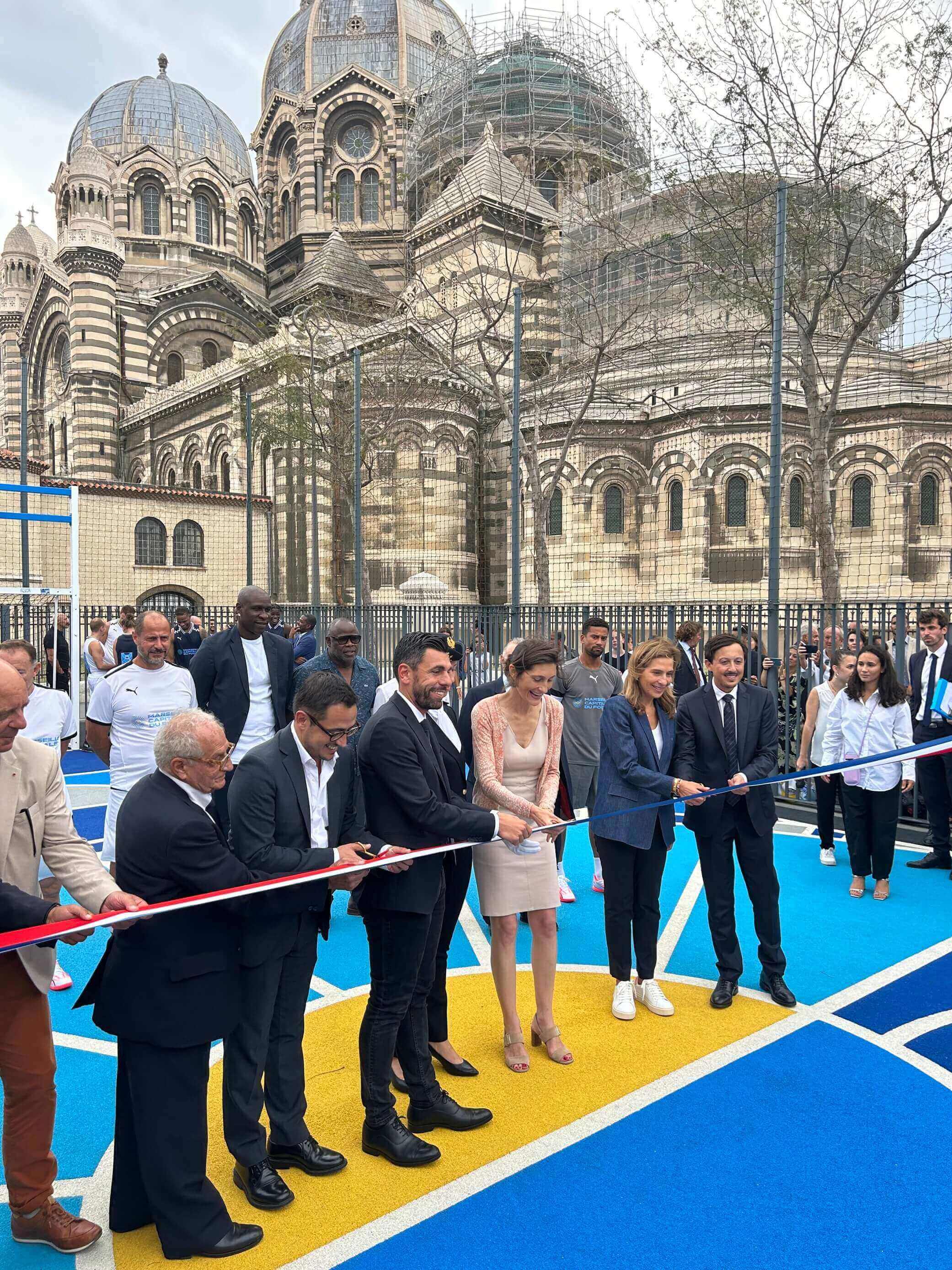 OM Fondation x Fondation CMA CGM inauguration city stade